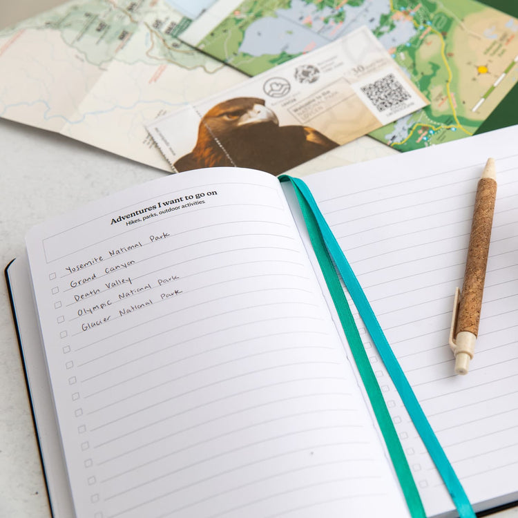 Travel journal with prompts | Adventure Notes – Adventure Notes Co.